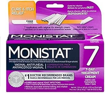 Amazon.com: Monistat 7-Day Yeast Infection Treatment | Cream with ...