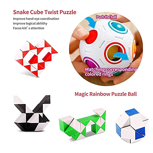 50 Pack Fidget Toys Set, Big Fidget Pack with Butterfly Pop it ...