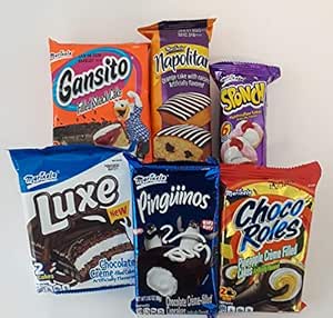 MARINELA 6 PACK (MARINELA LUXE CHOCOLATE CAKE, GANSITO CAKE, PINGUINOS ...