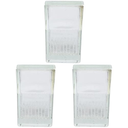 3pcs Laboratory Glass Staining Tank High Capacity Staining Jar for ...