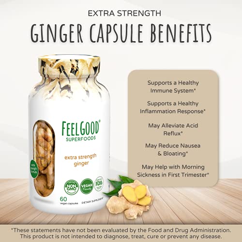 FeelGood Superfoods 1000mg Extra-Strength Anti-Inflammatory Supplement ...