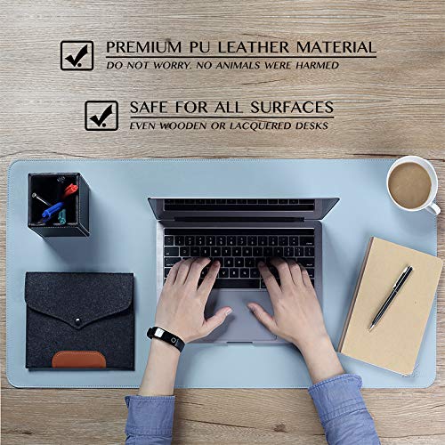 Knodel Desk Mat, Dual-Sided Office Desk Pad, Waterproof Desk Mat for ...