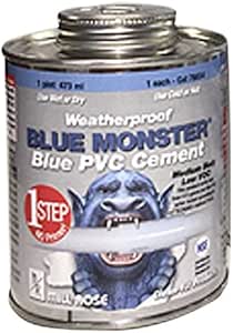 Millrose 76034 1 PINT (16 FL OZ) BLUE MONSTER PVC CEMENT - - Amazon.com