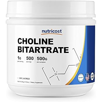 Amazon.com: Serious Nutrition Solution Choline Citrate Powder, 500 ...