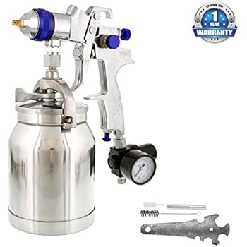 Amazon.com: TCP Global Brand HVLP Spray Gun with Cup & 1.8mm Needle ...