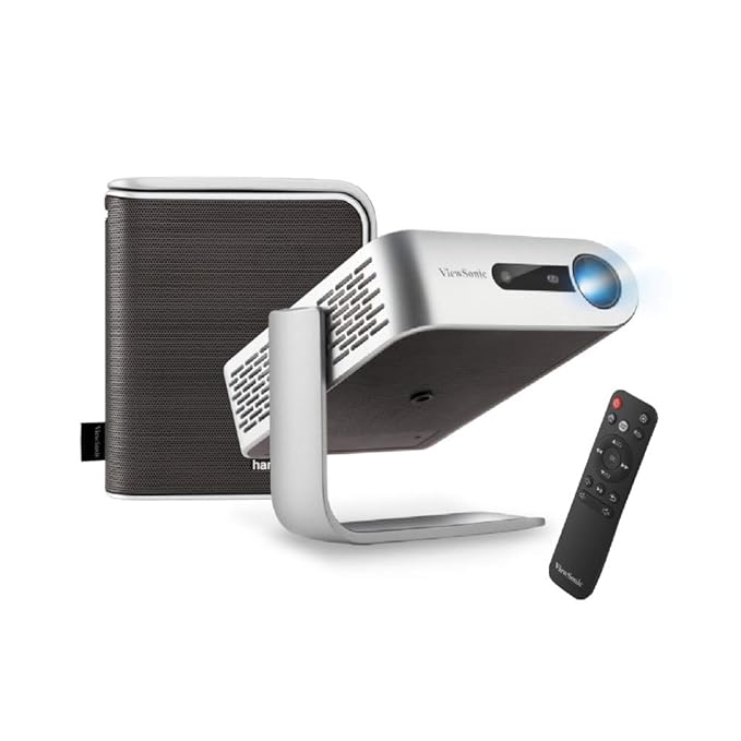 ViewSonic M1+ Portable Smart Wi-Fi Projector | Dual: Amazon.in: Electronics