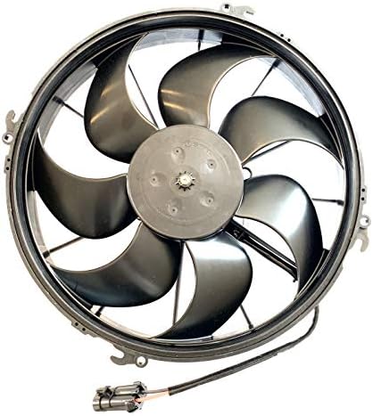 SPAL 30103202 12 Puller Fan 12 Volt High Output Curved Blade 1870 cfm ...