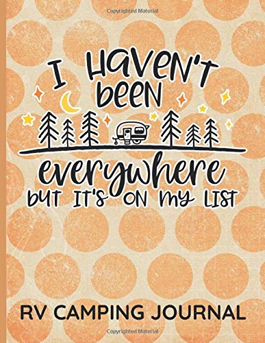 RV Camping Journal: Campsite Logbook to Record Your RV, Caravan, Tent ...