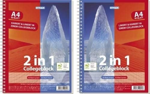 Stylex DIN A4 Spiral College Pad – BigaMart