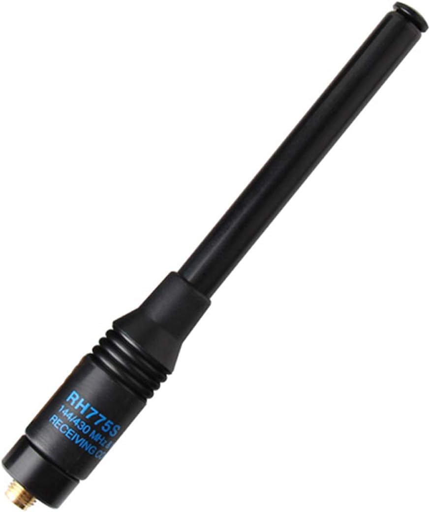Walkie Talkie Antenna Huanuo RH775 SMA-M Dual Band VHF UHF High Gain ...