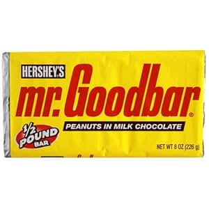 Amazon.com : Mr. Goodbar Giant Bar, 8-Ounce Bars (Pack of 12) : Candy ...