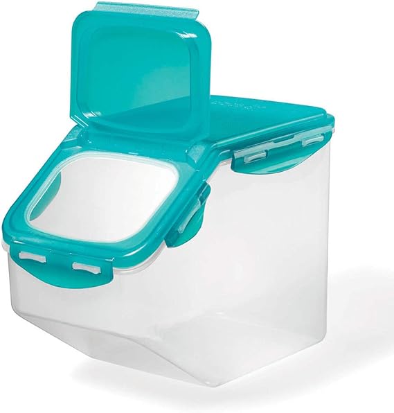Lock & Lock 094592-002-TEAL Plastic Flip-Top Lid Container (5 L ...