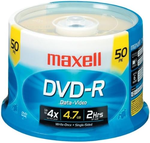 Amazon.com: MAX638011 - Maxell DVD Recordable Media - DVD-R - 16x - 4. ...