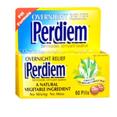 Amazon.com: Perdiem Sennosides Stimulant Laxative Pills, Overnight ...