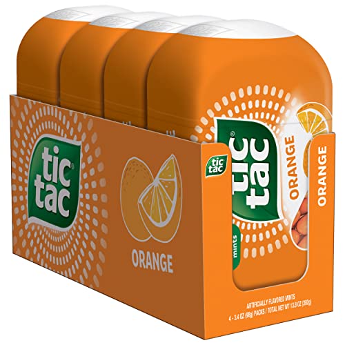 Mua Tic Tac Orange Flavored Mints, 4 Bottle Packs, On-The-Go ...
