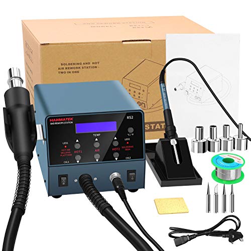 Durable 2 in 1 Hot Air Rework Station and Soldering Iron Station 800W ...