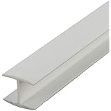 Outwater Plastic H Channel Fits Material 1/2 Inch Thick Black Styrene ...