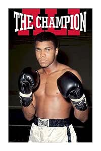 HK PRINTS Muhammad Ali Gym Motivational Wall Poster for Room (12x18 ...
