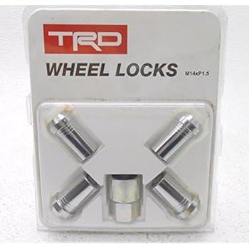 Amazon.com: TOYOTA Genuine Accessories PTR27-34071 TRD Wheel Lock Kit ...