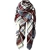 Century Star Women's Fall Winter Scarf Classic Tassel Plaid Scarf Warm Tartan Wrap Shawl | Buy ...