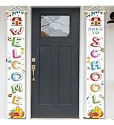 Amazon.com: Large, Welcome Back to School Door Banner - 72x12 Inch ...