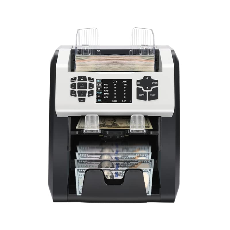 Cashtek S75 Bill Counter and Sorter, Money Counter Machine Mixed ...