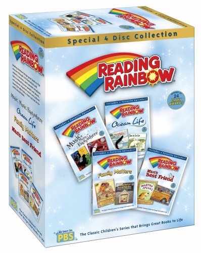 LeVar Burton - Reading Rainbow DVD Box Set (4 DVDs / 360 Minutes ...