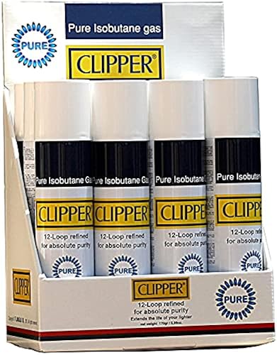 Clipper 12-Loop Refined Butane Gas - 300ml (12 Cans) in Oman | Whizz ...