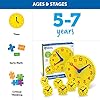 Learning Resources Classroom Clock Kit -25 Pieces, Ages 5+ Clock for ...