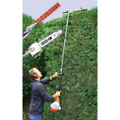 ECKMAN 2-in-1 PETROL CHAINSAW AND HEDGE TRIMMER + 76CM POLE: Amazon.co ...