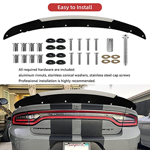 Acmex Wickerbill Spoiler Compatible for Dodge Charger 2015-2023 2 Piece ...