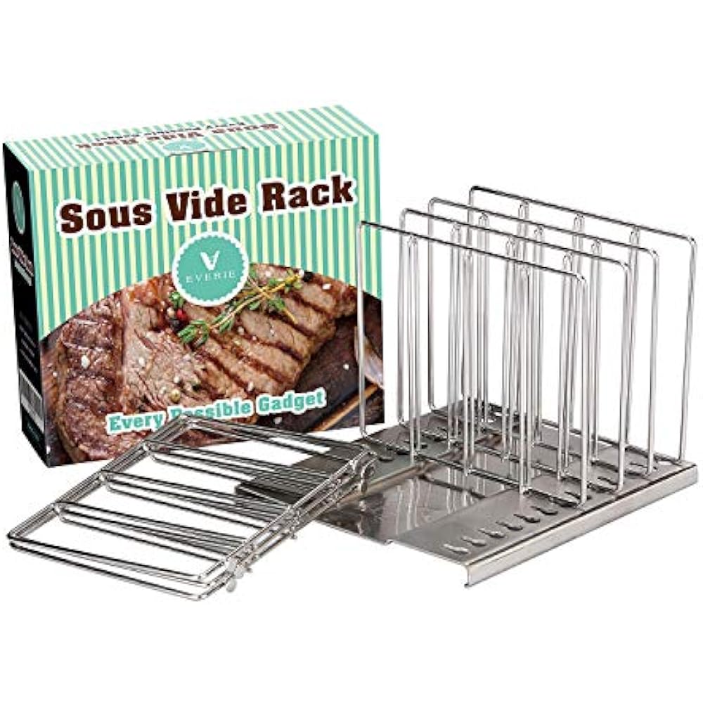 Sous Vide Machines EVERIE 18/8 Stainless Steel Weights Rack With 7 ...