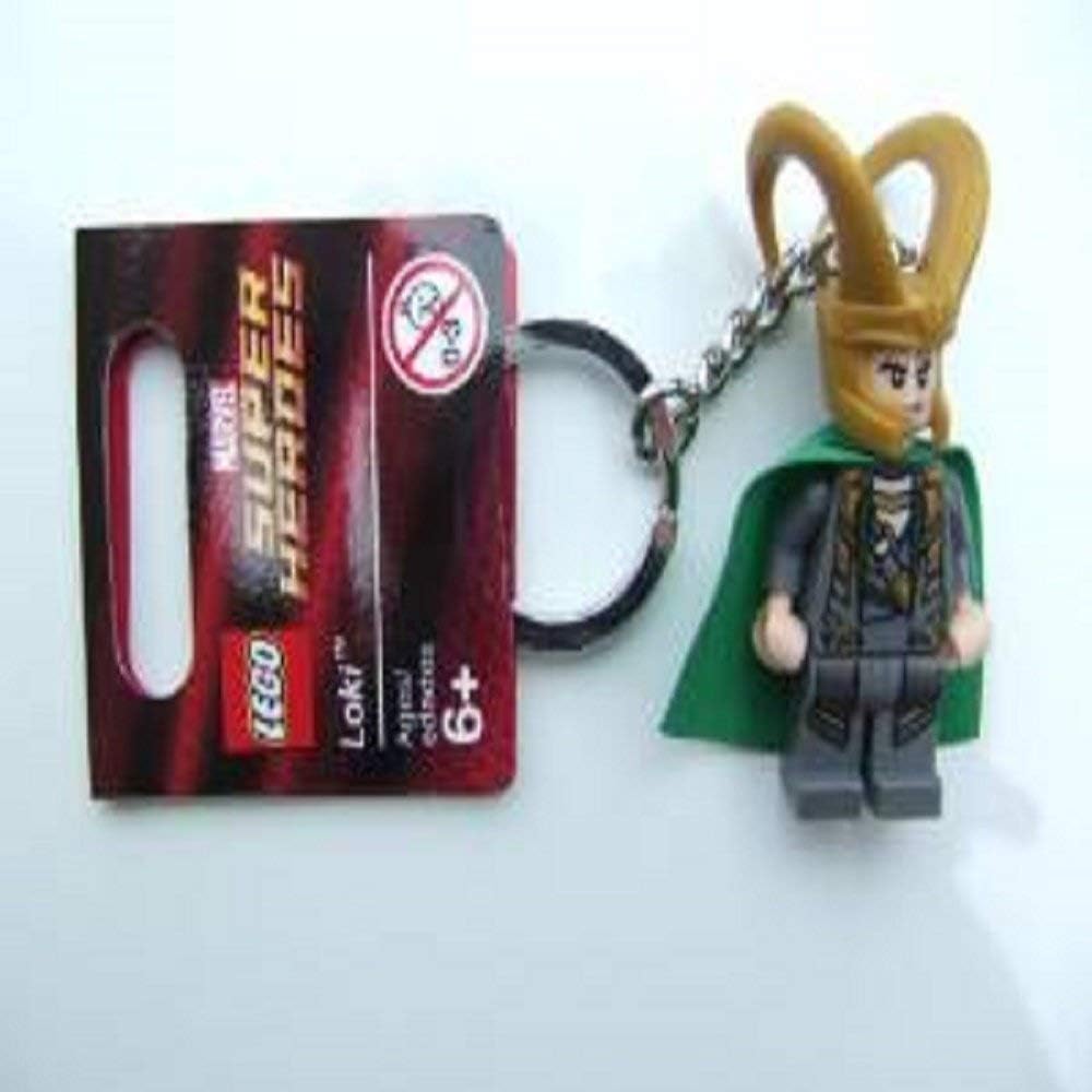 LEGO Super Heroes: Loki Keychain with Green Cape: Amazon.co.uk: Toys ...