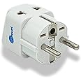 Amazon.com: 2 in 1 Europe Travel Adapter for European Outlets - Type C ...