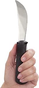 Amazon.com: OXO Good Grips Serrated Rocker Knife Adaptive Eating ...