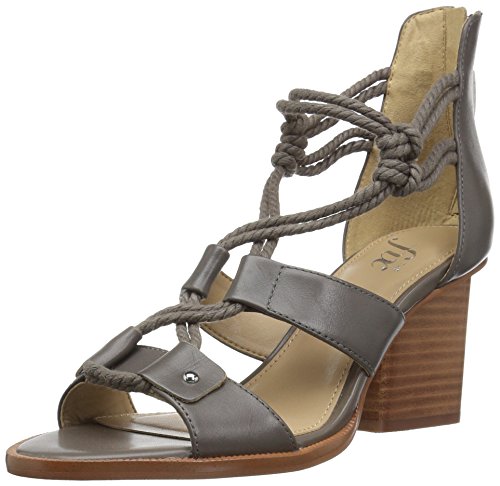 The Fix Women's Jackson Rope-Tie Block Heel Dress Sandal, Black, 8 B US ...