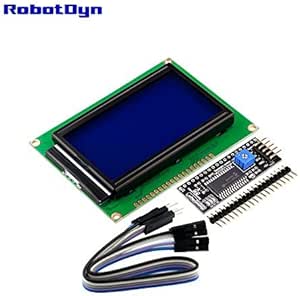 Amazon.com: RobotDyn - I2C Graphic LCD 128x64 Display with I2C ...