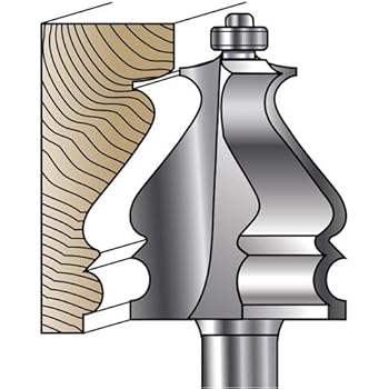 MLCS Architectural Case/Base Molding Router Bit-Colonial Profile - Face ...