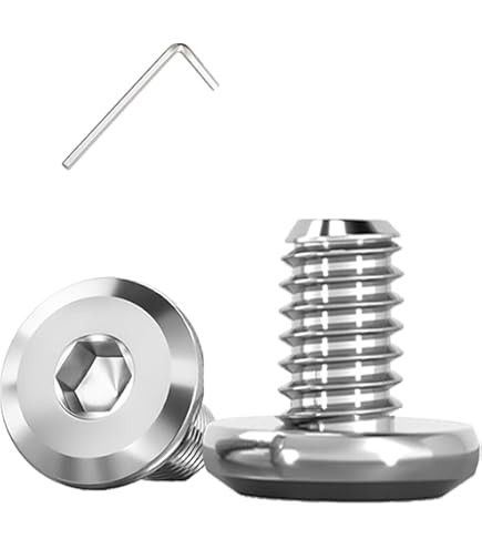 M6 Socket Head Caps 50-Pack M6-1.0x15mm Stainless Steel Hex Bolts ...