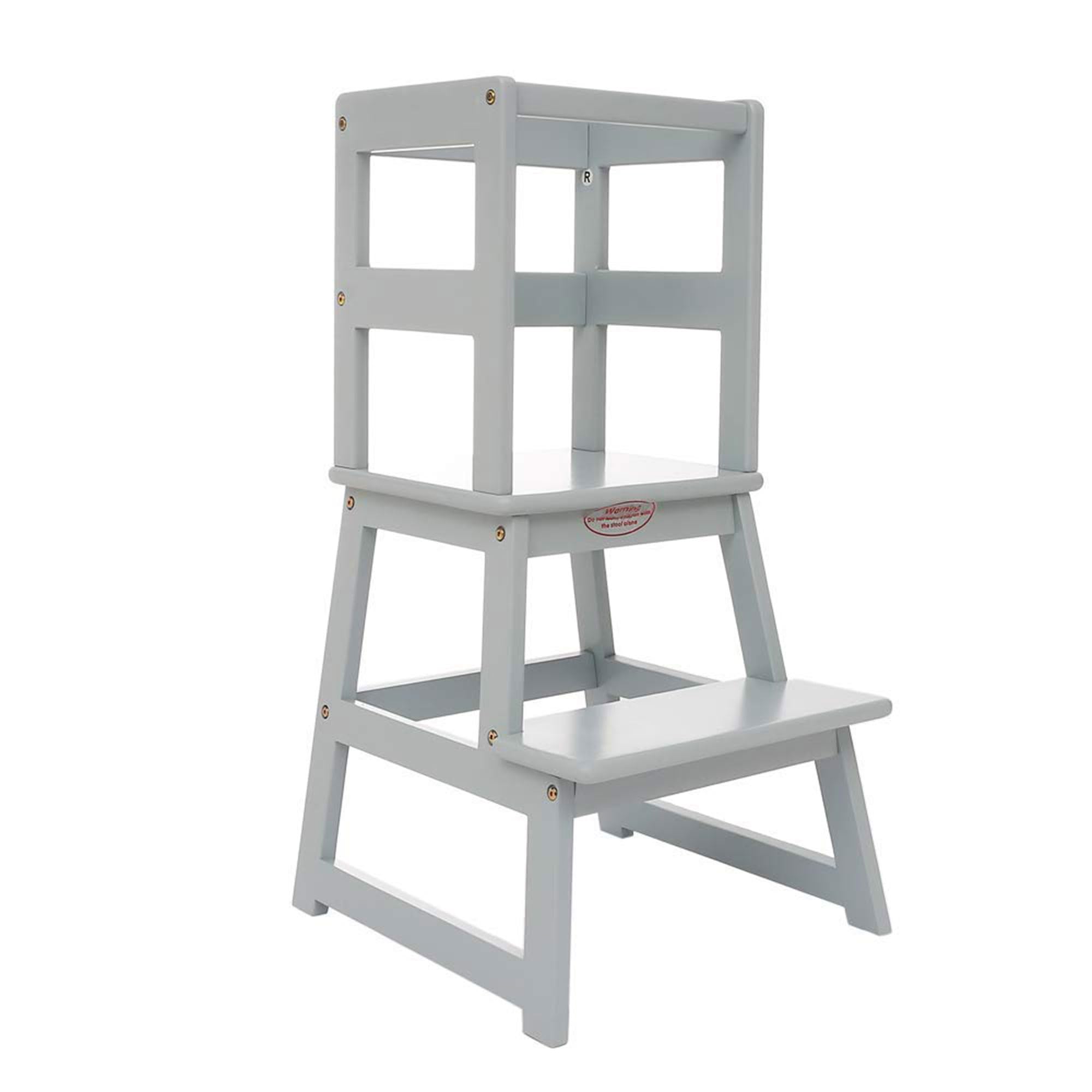 SDADI Kids Kitchen Step Stool Holds up to 150 Pounds with Safety Rail ...