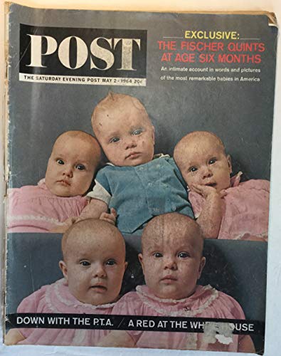 Saturday Evening Post : May 2, 1964 (Fischer Quints Cover photograph ...