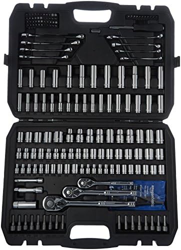 Amazon Basics Mechanic's Tool Socket Set With Case, 201-Piece price in ...