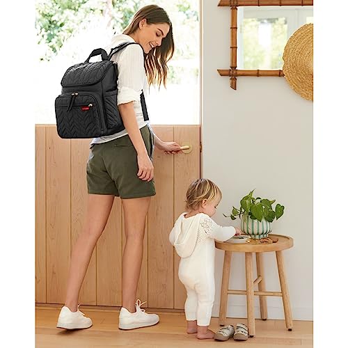 Skip Hop Diaper Bag Backpack: Forma, Multi-Function Baby Travel Bag ...