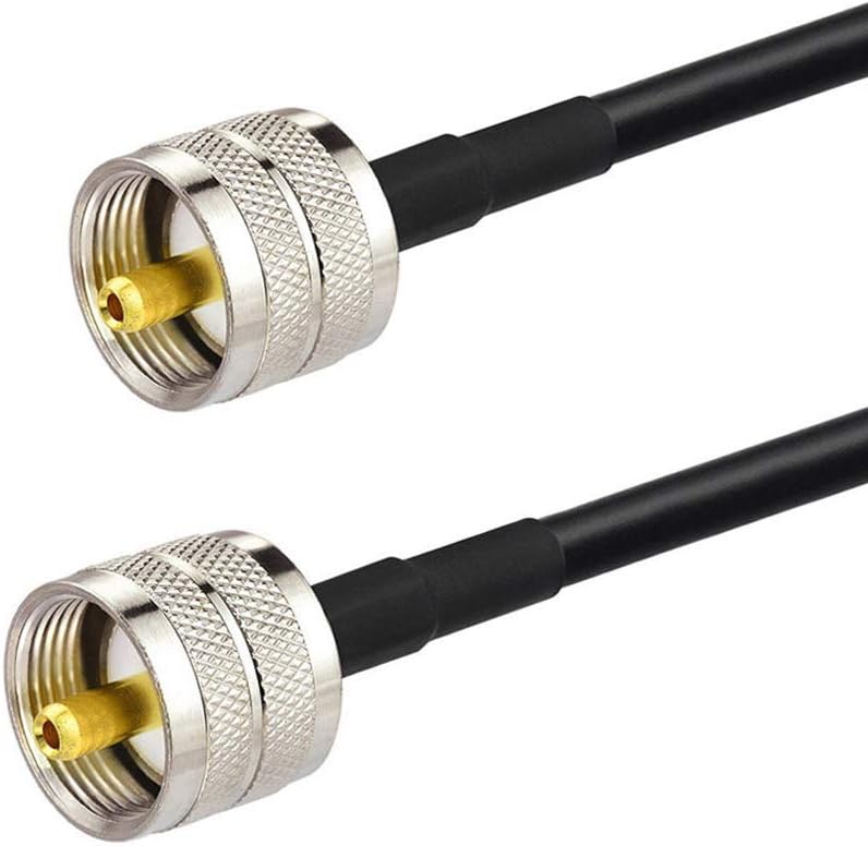 Bingfu CB Radio Jumper Cable UHF PL259 Male to Male RG58 Coax Jumper ...