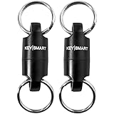 KeySmart MagConnect - Magnetic Quick Release Keychain Connector, Secure ...
