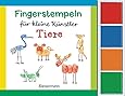 Fingerstempeln für kleine Künstler-Set - Tiere: Mit vier ...