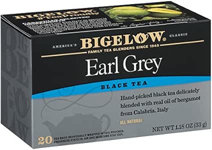 Bigelow Earl Grey Tea, 20-Count Boxes (Pack of 6): Amazon.ca: Grocery