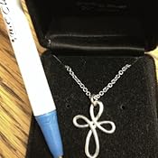 Amazon.com: Bob Siemon Sterling Silver Twisted Wire Cross Pendant ...