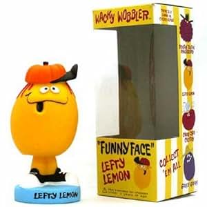 Amazon.com: Funny Face Lefty Lemon Bobblehead: Toys & Games