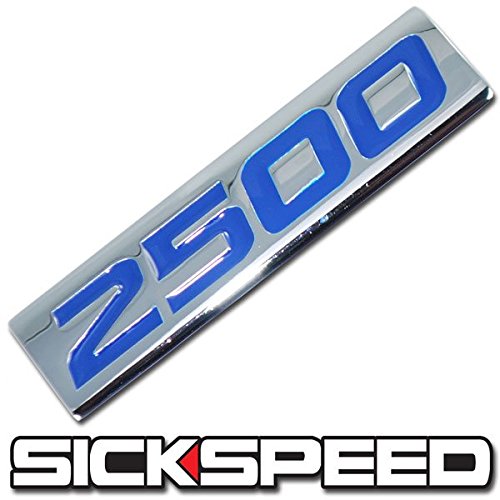 Buy Chrome/Blue Metal 2500 Series Engine Motor Swap Badge For Tailgate ...